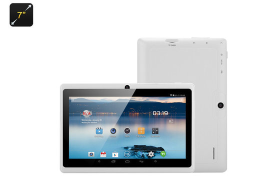 Micrófono 4GB del USB 2,0 7 Tablet PC IEEE 802.11b/g/n 5V/1.5A del panel táctil de la pulgada