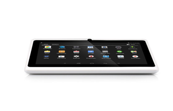 7" Tablet PC quad-core del panel táctil, ordenador androide de la tableta del panel táctil de Q88 Allwinner