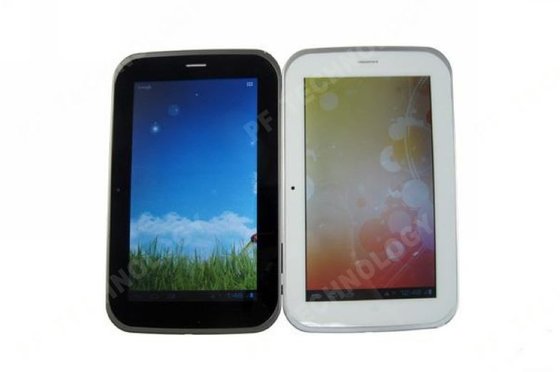 MEDIADOS DE CPU MTK6515 7" llamada de teléfono androide de la ayuda 2G del Tablet PC del panel táctil