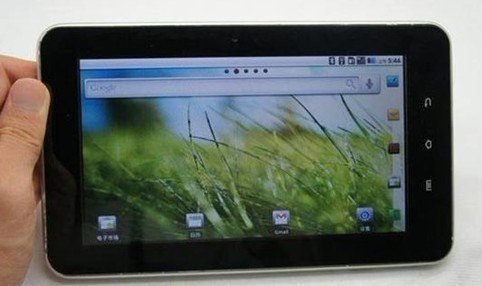 Android 2.3, 7 pulgadas Touchpad Tablet PC con WCDMA 3 G GPS llamada de teléfono, cámara, WI-FI