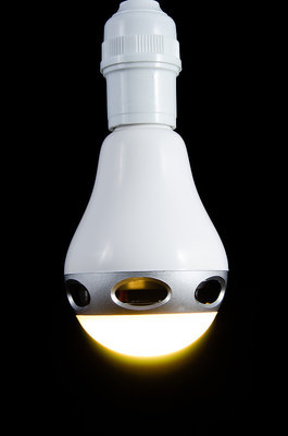 Locutor con la lámpara llevada, locutor de la luz blanca 4W Bluetooth de la radio de Bluetooth