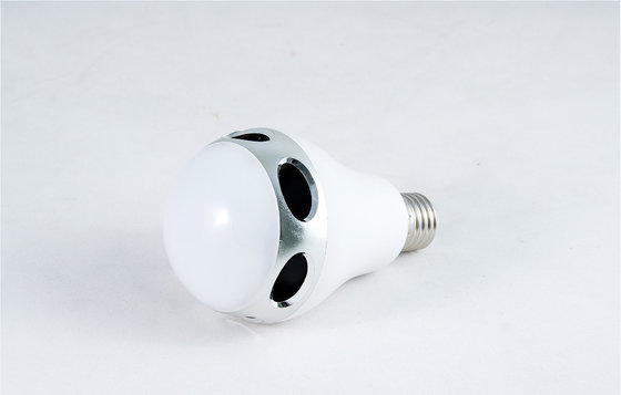 Mini música inalámbrica blanca del altavoz de Bluetooth de la luz del LED por el teléfono elegante