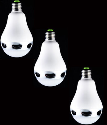 Altavoz llevado portátil creativo elegante de Bluetooth del bulbo con las luces para el móvil