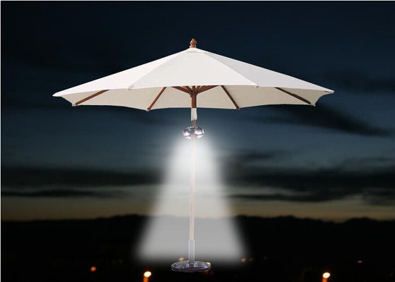 luz solar al aire libre del jardín LED de la luz del paraguas del altavoz ligero del bluetooth