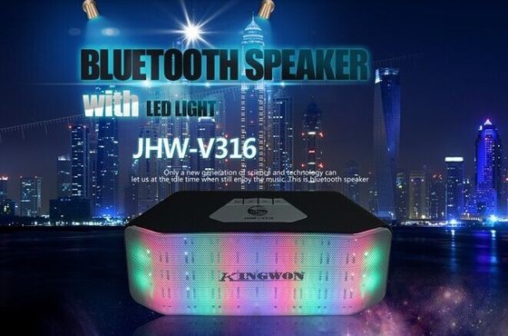 V316 JHW-V316 FM TF カード可聴周波音楽拡声器が付いている魔法 LED ライト bluetooth のスピーカー