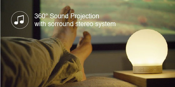 360 度のサラウンド・サウンド スマートな電話のためのステレオの屋外の導かれたランプの ブルートゥース のスピーカー