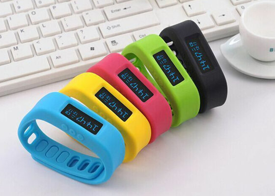 Pulsera de la banda del MI del deporte de IP67 Bluetooth/pulsera del podómetro de la prenda impermeable en rojo