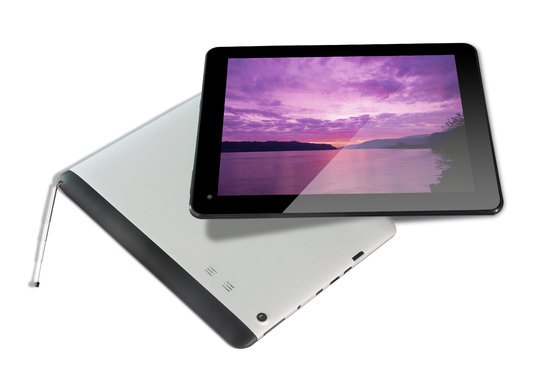 9,7 Tablet PC de la pulgada con la capacidad MTK8389 del teléfono quad-core con 3G MEDIADOS DE