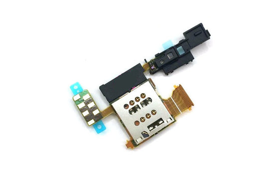 Peças de reparo do suporte da bandeja do soquete do entalhe do cabo do cabo flexível do cartão de Sim do telefone móvel do íon de Sony Lt28h Xperia
