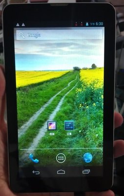 6,5" mini PC de la tableta de la llamada de teléfono de Ipad 3G con MTK6577 se dobla tarjeta dual Bluetooth del sim de la base