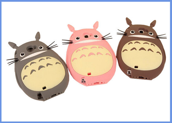 iPhone/4 cubierta suave del teléfono móvil del silicón de Totoro 3D de la historieta linda 6/5S