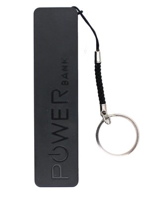 Pequeño banco negro del poder del perfume del teléfono móvil del cargador de batería del portable 2600Mah