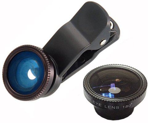 携帯電話/PC、1 Fisheye 及び広く及びマクロ レンズの 3 のためのレンズの付属品