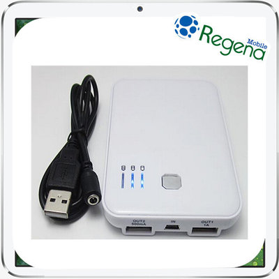 Pequeño accesorio dual ambiental del teléfono celular del banco de la alimentación por USB 5000Mah para Ipad/Iphone