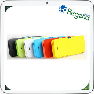 Banco del poder de los accesorios 4200Mah del teléfono móvil para el caso del cargador de Iphone 5S con la cubierta de cuero