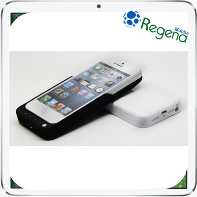 Batería portátil 4200mah de los accesorios del teléfono móvil para el caso del cargador del iphone 5 con el soporte