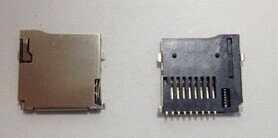 取り替えの モレックス Smartphone 押しのためのマイクロ TF カード ソケット-接触のタイプを押して下さい