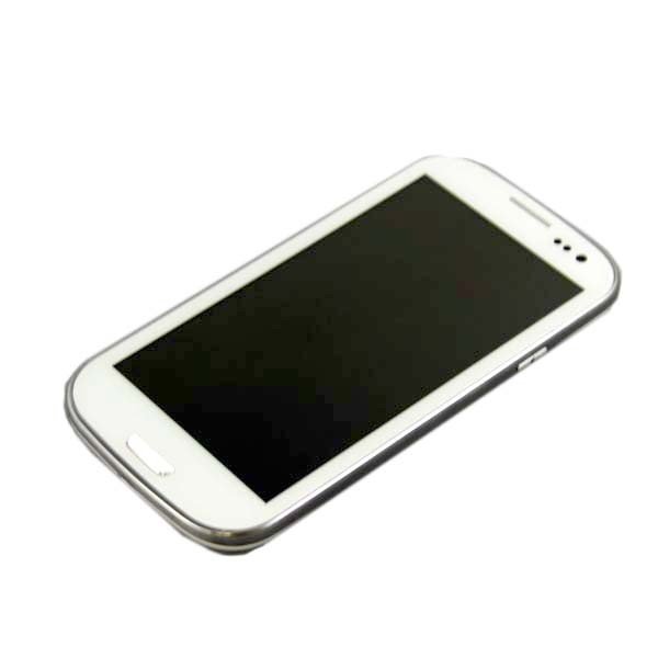 blanco de 3,5 de la pulgada teléfonos móviles del panel táctil, base dual del MTK 7577