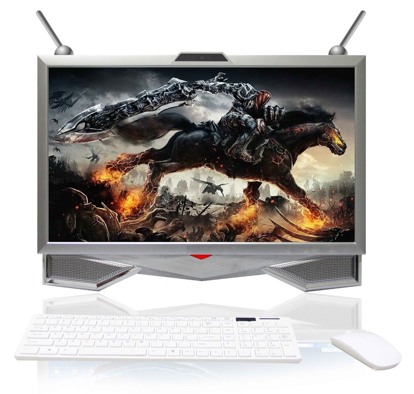 PC 21,5" del panel de la pantalla táctil de 4 colores tarjeta gráfica independiente de la ayuda