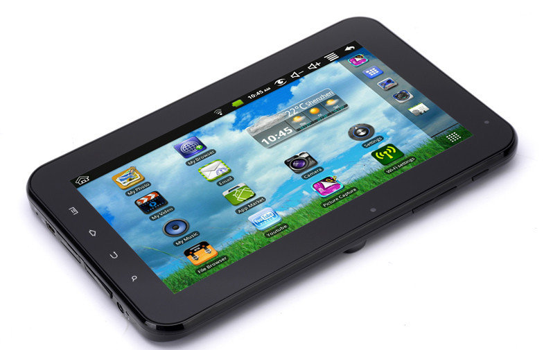 Touchpad de 7 polegadas Android 2.3 meados Tablet PC com telefone capacidade, 2 USB 2.0 Host, RJ45