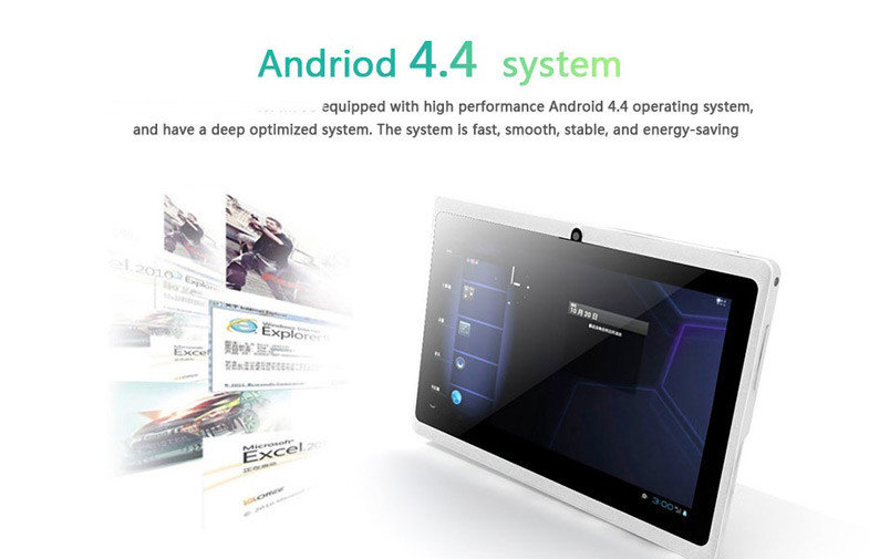 タッチ画面 7 インチの allwinner の二重中心の人間の特徴をもつタッチパッドのタブレットの PC のラップトップ