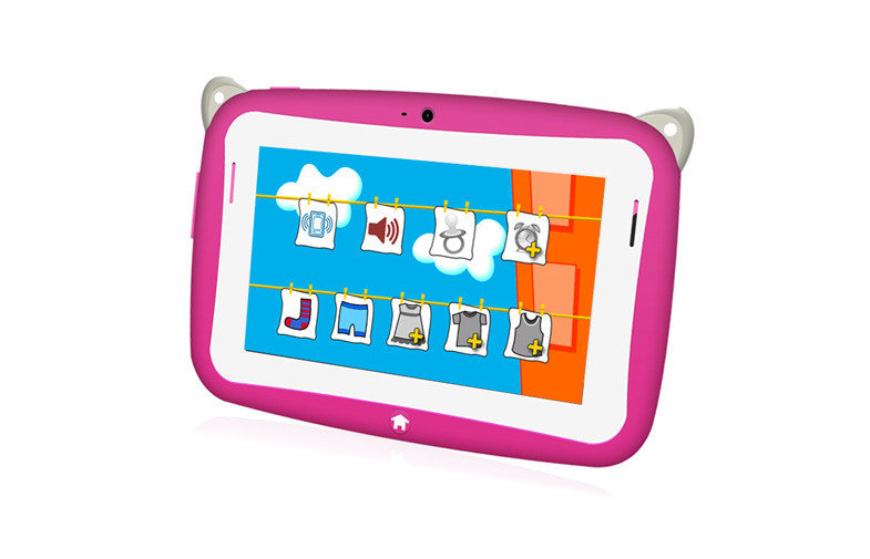 Las tabletas androides de Wifi de los niños de la educación de la historieta linda de 4,3 pulgadas PEGAN 512MB DDR3