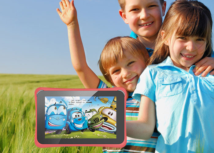 HD TFT のタッチ画面とのタブレットの多彩な教育を学んでいるクォードの中心の子供