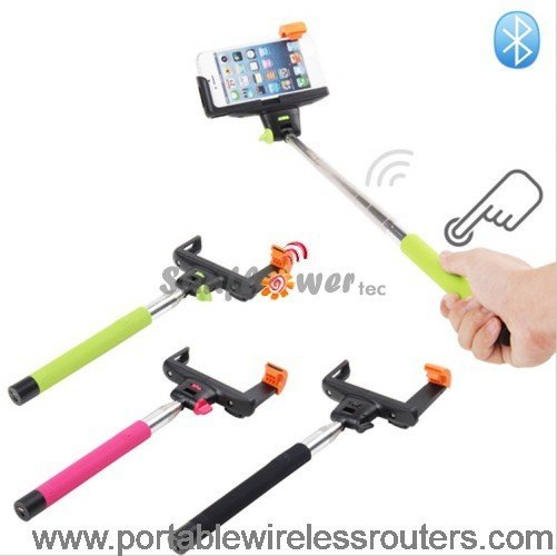 Selfie Monopod Monopod Handheld telescópico com liberação de obturador para Iphone 6 Samsung