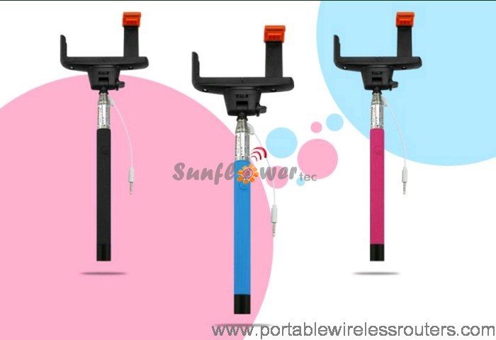 携帯電話の付属品の Monopod ケーブルはポーランド人 Selfie の棒、Monopod Selfie の棒を取ります