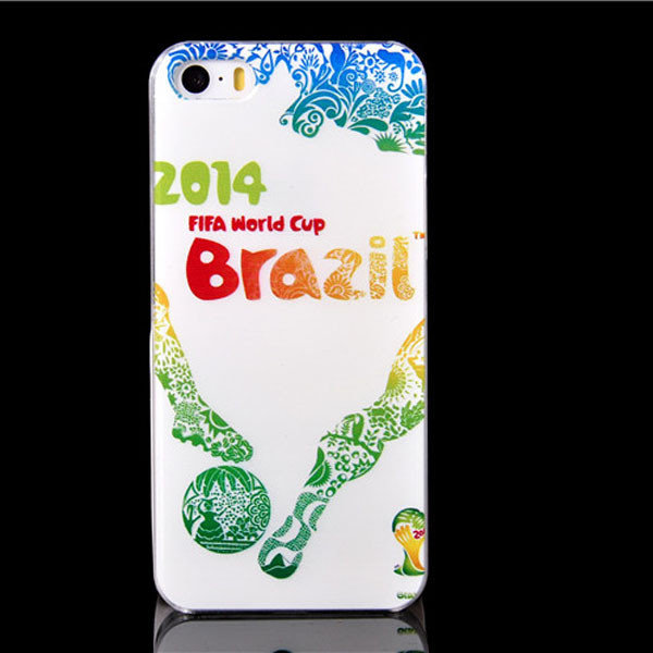 iPhone 5 の携帯電話の付属品の 2014 年のブラジル Fifa ワールド カップの堅い箱