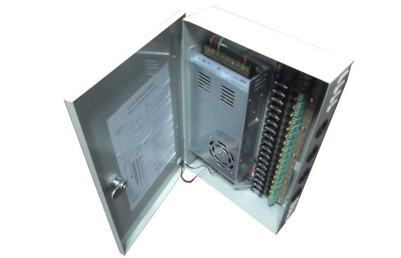 fuentes de alimentación del CCTV de 12VDC 300W 50Hz/60Hz para las cámaras IP, EN55011 clase B