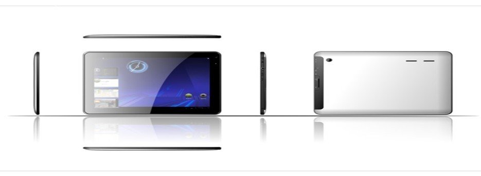 Pulgada 3G WCDMA del USB WiFi 9,7/PC androide del panel de la pantalla táctil de EVDO con las cámaras duales
