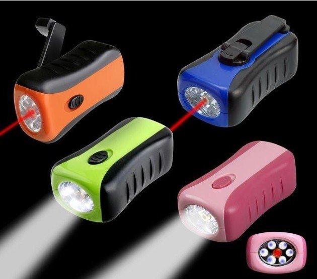 OEM/mini linternas de LED electrónicas de encargo, ABS Shell, batería de 3.6V 80Ma Ni-Mh