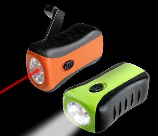 カスタマイズされた ABS 500m レーザー電子小型 LED の懐中電燈、1 本のレーザー光線 + 6 つの LED ライト