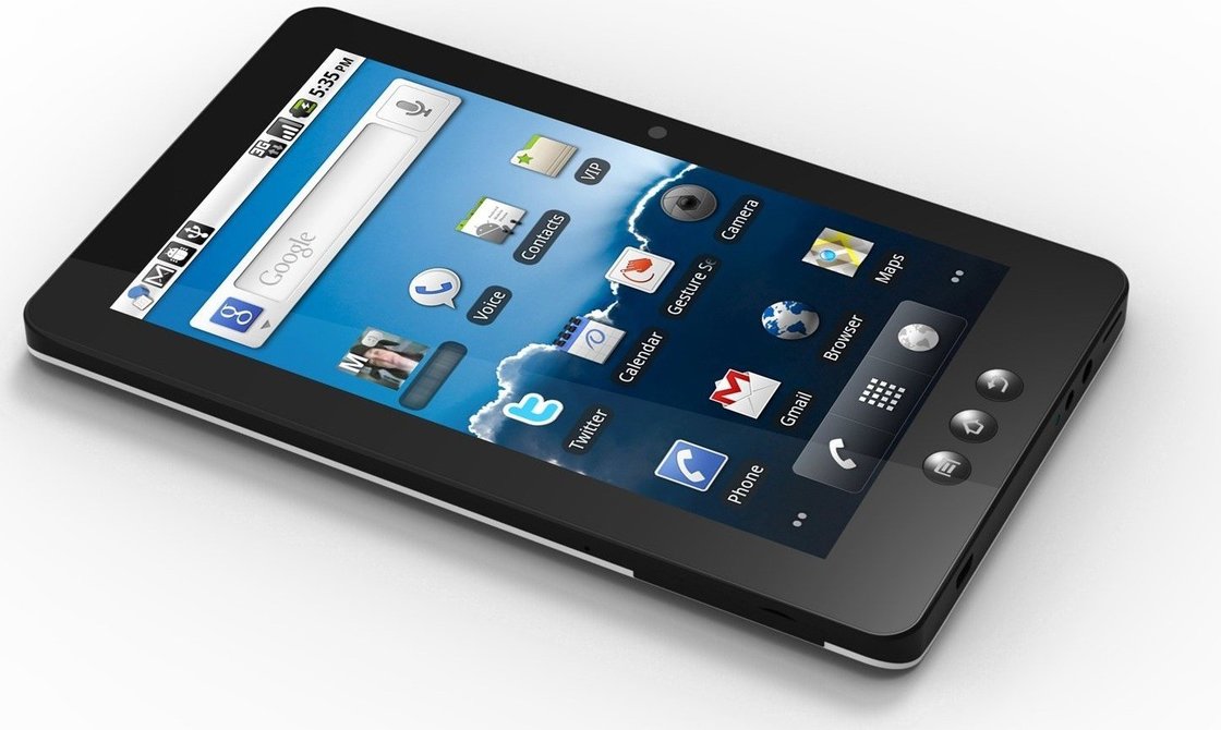 Android 2.3, 7 pulgadas Touchpad Tablet PC con WCDMA 3 G GPS llamada de teléfono, cámara, WI-FI