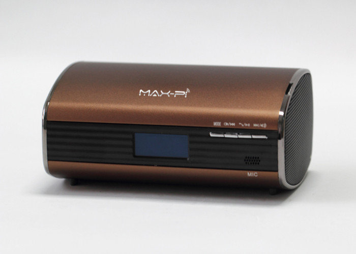 Mini orador exterior sem fio para o rádio de FM, controlador remoto de Bluetooth, pulso de disparo