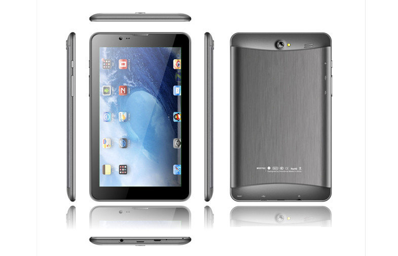 Mtk6577 は PC タッチ画面 5 ポイントのが付いている中心 3G Sim カード タブレットの、4GB/8GB フラッシュ二倍になります