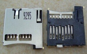 取り替えの モレックス Smartphone 押しのためのマイクロ TF カード ソケット-接触のタイプを押して下さい