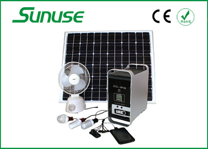 18.4V 100W terminan el sistema eléctrico solar casero para el reproductor Mp3/radio
