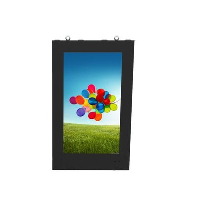 Varios idiomas al aire libre de la señalización del LCD Digital del metal 6 milímetros de vidrio endurecido