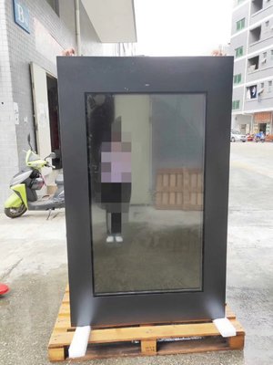 Varios idiomas al aire libre de la señalización del LCD Digital del metal 6 milímetros de vidrio endurecido