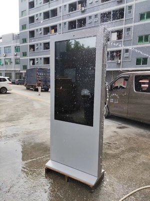 Dedi señalización digital brillante estupenda al aire libre a prueba de polvo antideslumbrante del lcd de 55 pulgadas