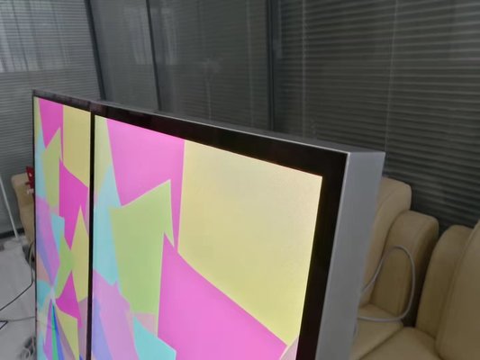 señalización al aire libre del jugador LED Digital del anuncio del panel de la pantalla de visualización de 55inch LCD, situación del piso