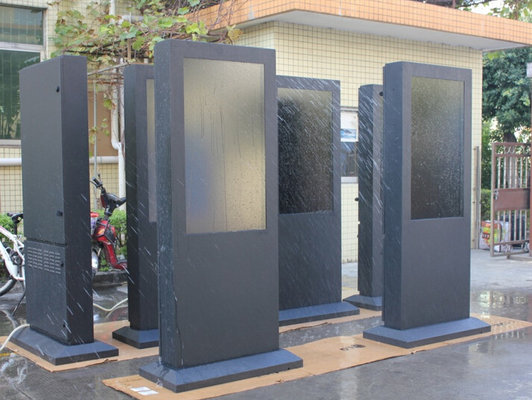 Dedi aire acondicionado al aire libre de 43/55/65/75 pulgada que refresca el tótem del LCD de la pantalla táctil de la señalización de Digitaces para hacer publicidad