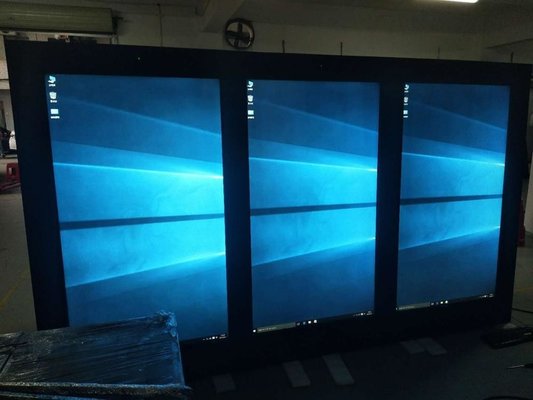 1 por tacto capacitivo del bisel 3 de la pared video estrecha del LCD con el enfriamiento de la fan