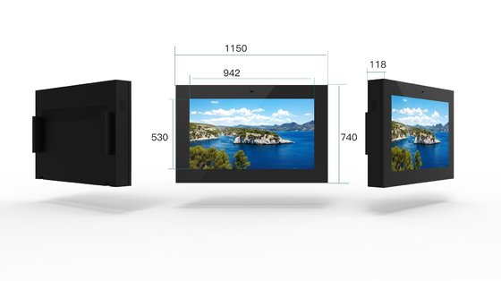 Sistema al aire libre de Android de la señalización del LCD Digital de la pantalla táctil para hacer publicidad