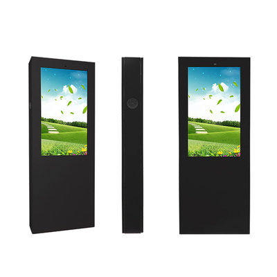 1500~3000 fan al aire libre de la señalización IP65 del LCD Digital de los liendres que se refresca con el sistema de Android