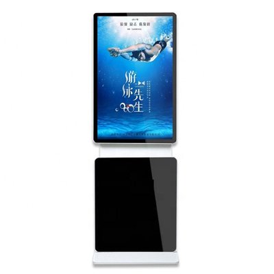 El calendario gira el monitor del quiosco de la pantalla táctil, fino estupendo de la señalización sola del soporte