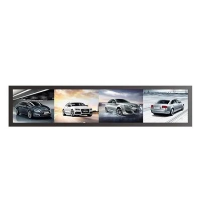 450cd/M2 Stretched Display Screen , Stretched Bar LCD Monitor For Advertising