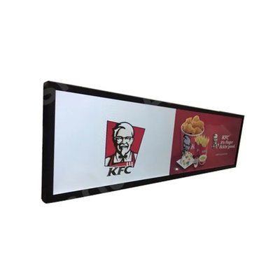 21.5 Inch 1/3 Special Size Stretched Bar LCD Display 500-700 Nits 12V 1GB RAM